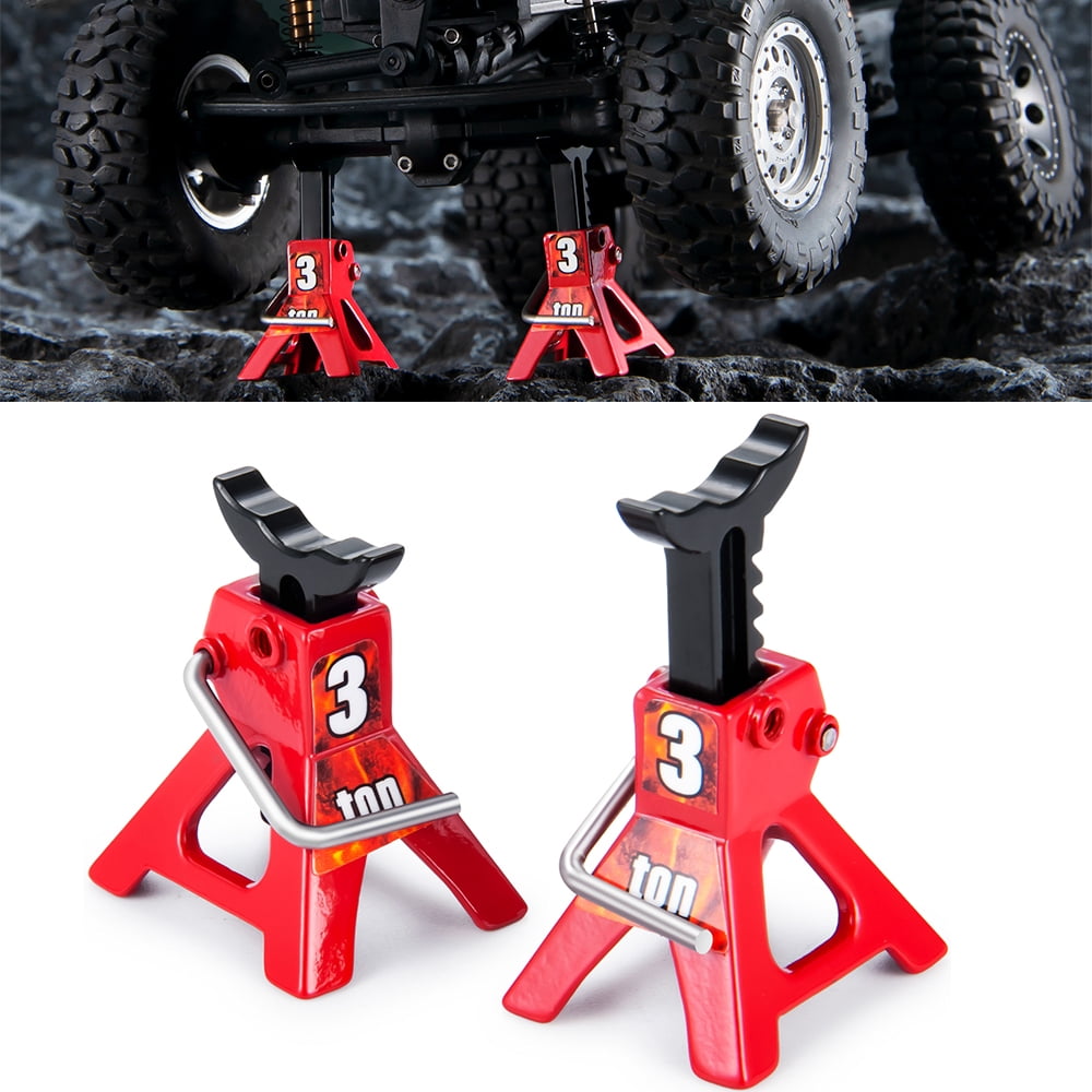 1Pair Metal Jack Stands Lift Rack Repair Tools Height Adjustable for 1/ ...