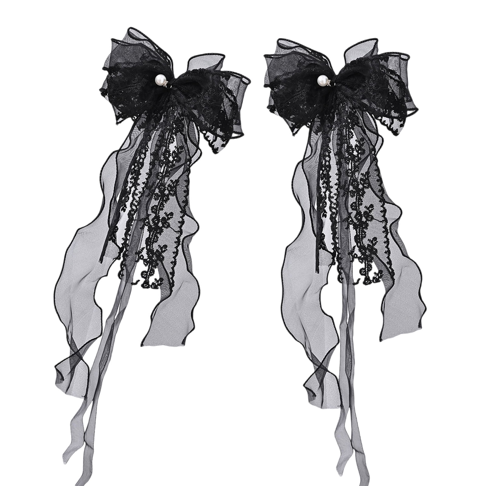 1Pair Mistys Rose Bows Butterfly Curtain Tiebacks with Beads Curtain ...