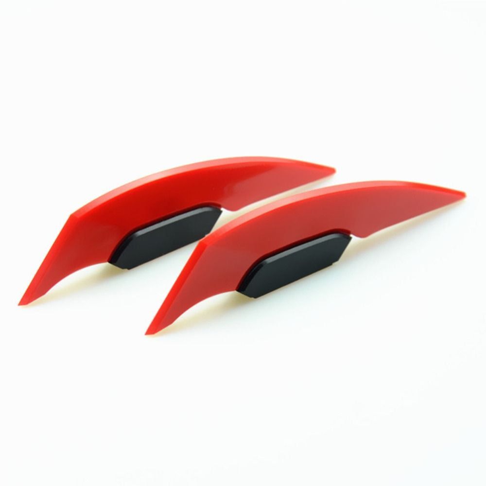 1Pair Motorbike Accessories Decor Sticker Retrofit Spoiler Wing Fixed ...