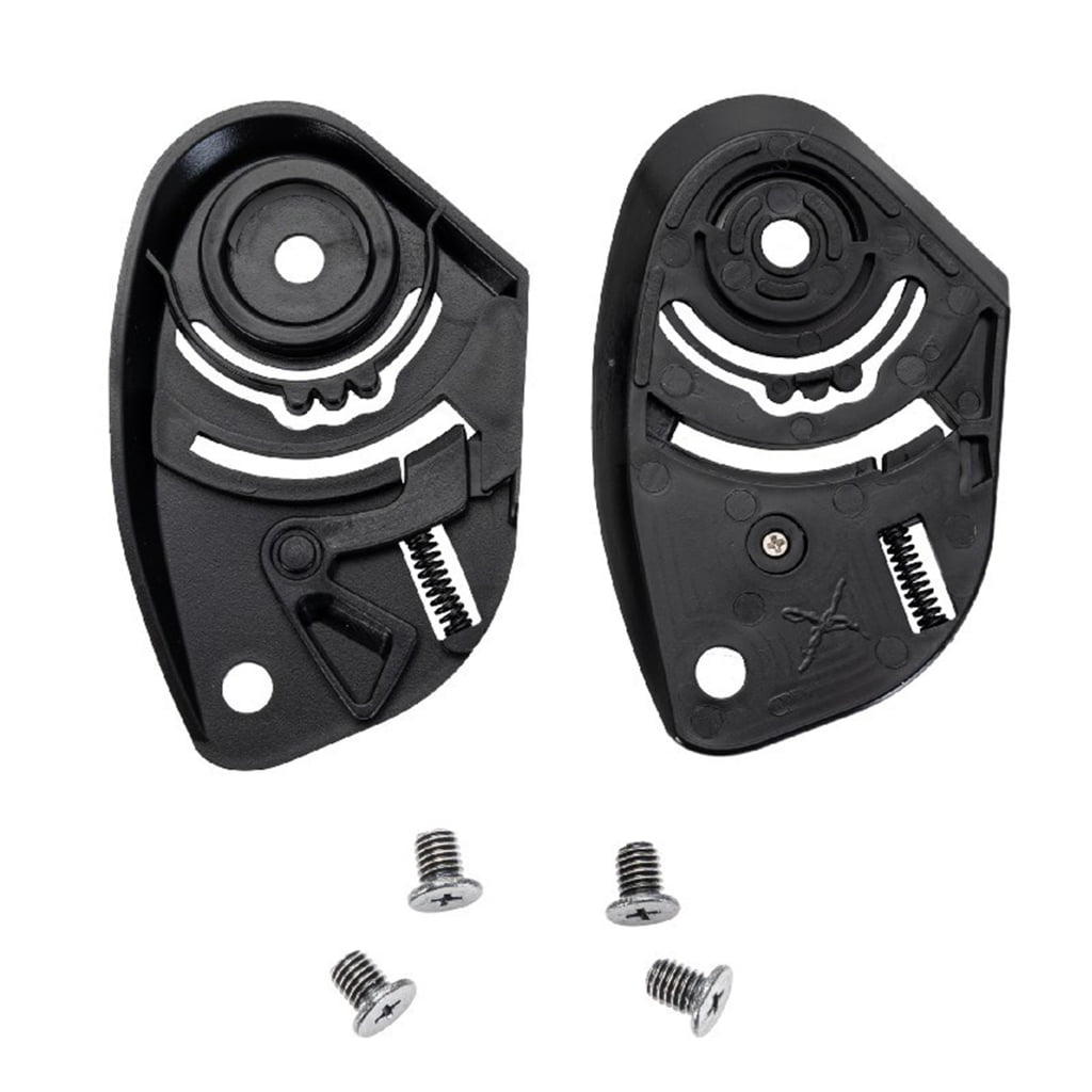 1Pair Motorbike Helmets Visors Shield Gear Base Plate Lens Holder For ...