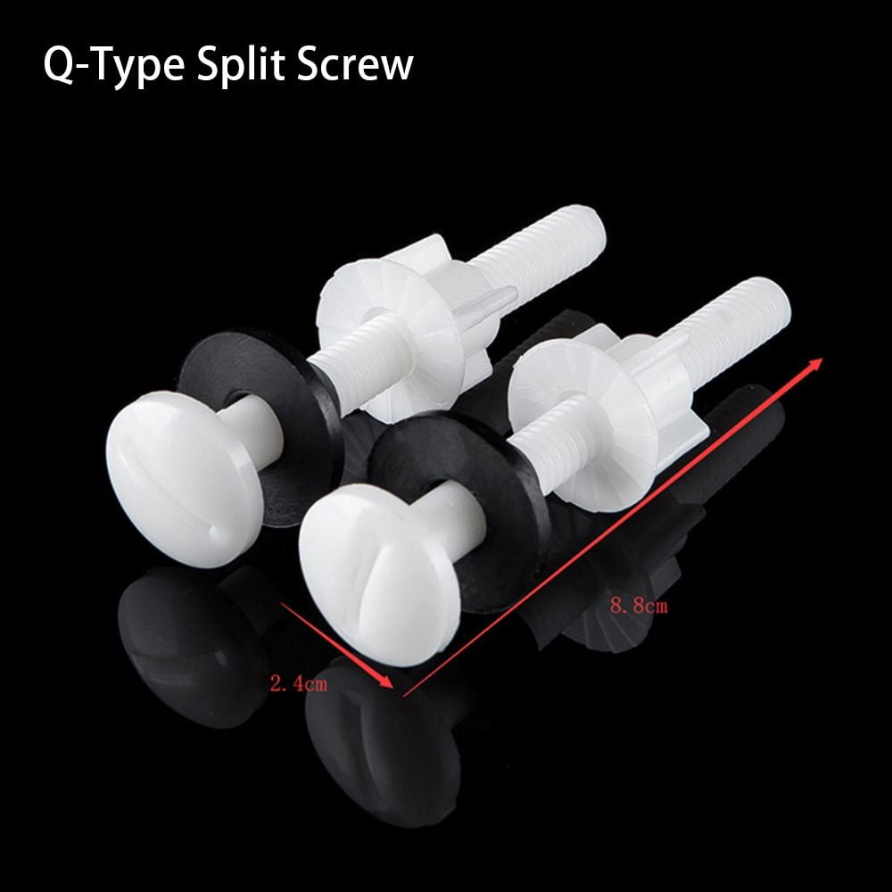 1Pair New Plastic Seat Fittings Bathroom Accessories Seat Cover Plate ...