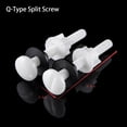 1Pair New Plastic Seat Fittings Bathroom Accessories Seat Cover Plate ...