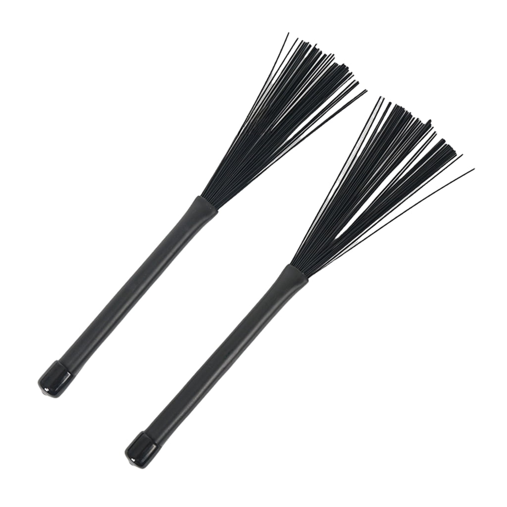 1Pair Nylon Drumsticks Brushes Rods Drum Brush Multi-Rod Bundles Sticks ...