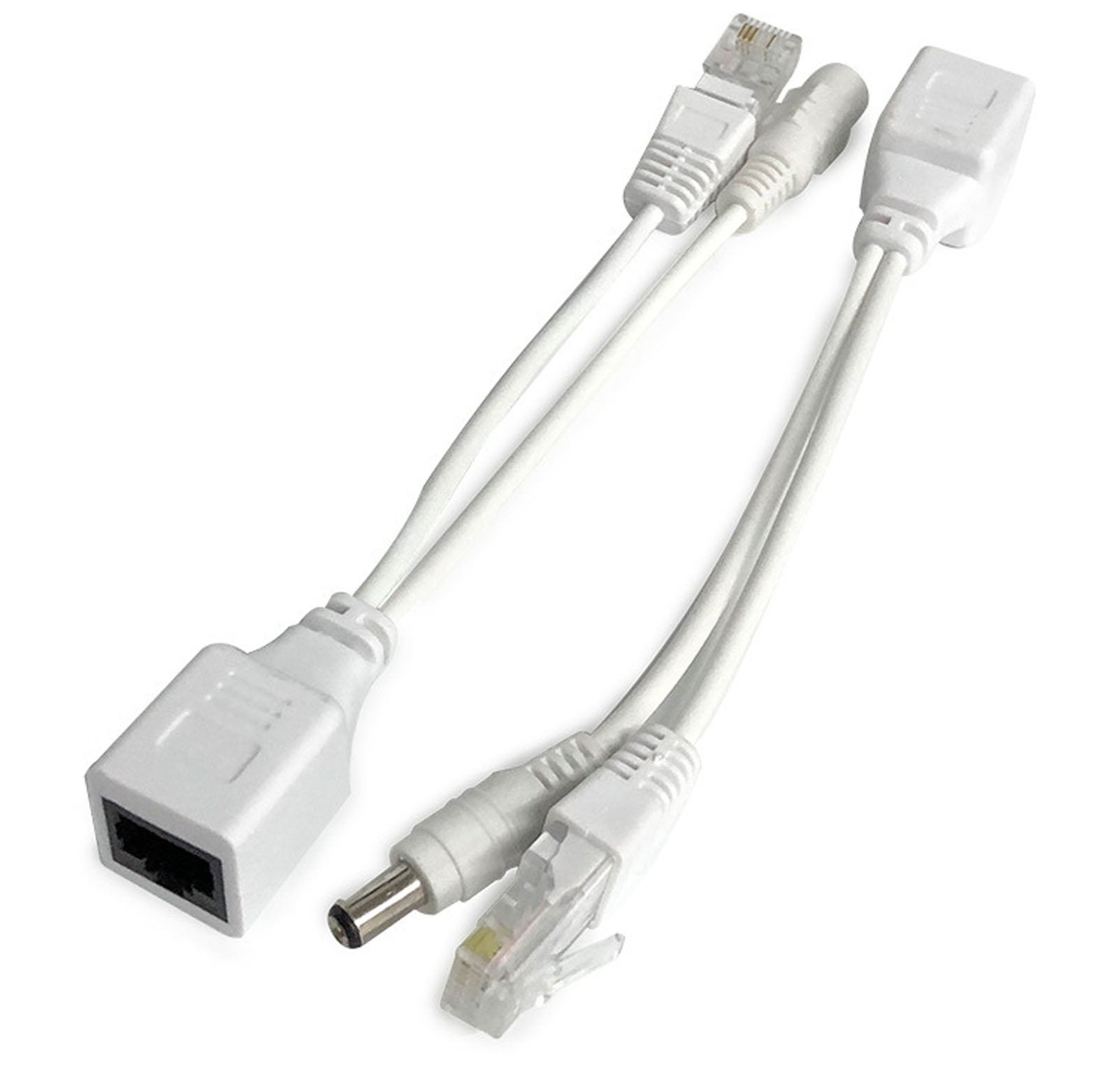 1Pair Passive PoE Injector and Splitter Kit 12V PoE Injector and ...