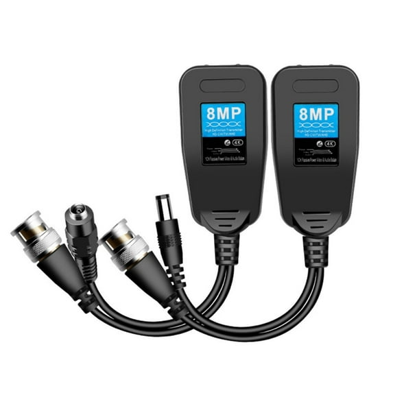 1Pair Passive Video Baluns BNC to RJ45 Network Transceiver for HD ...