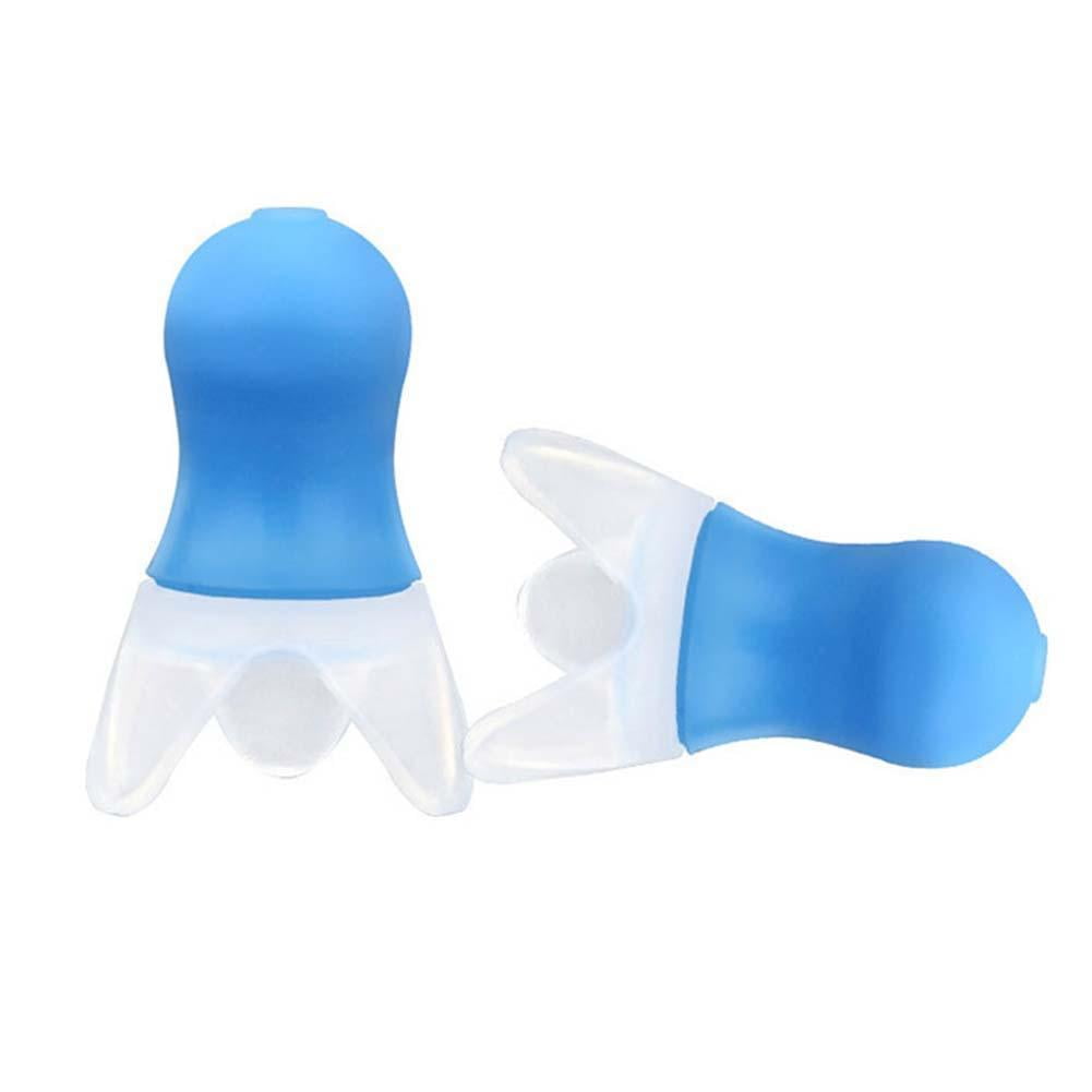 1Pair Pressure Noise Reduction Sleep Silicone Earplugs Reusable O0Z2 ...