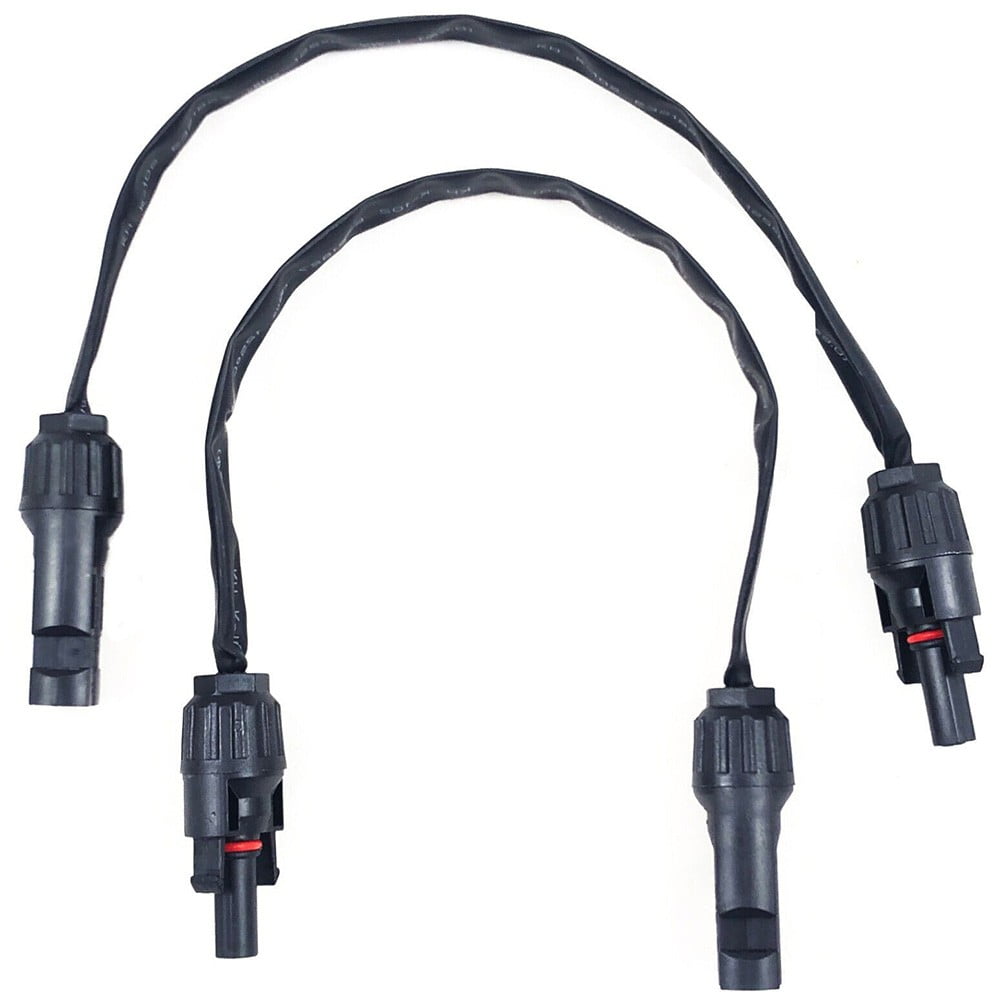 1Pair Pv Solar Cable Feedthrough 1M Cable Copper Flat Connection Cable ...