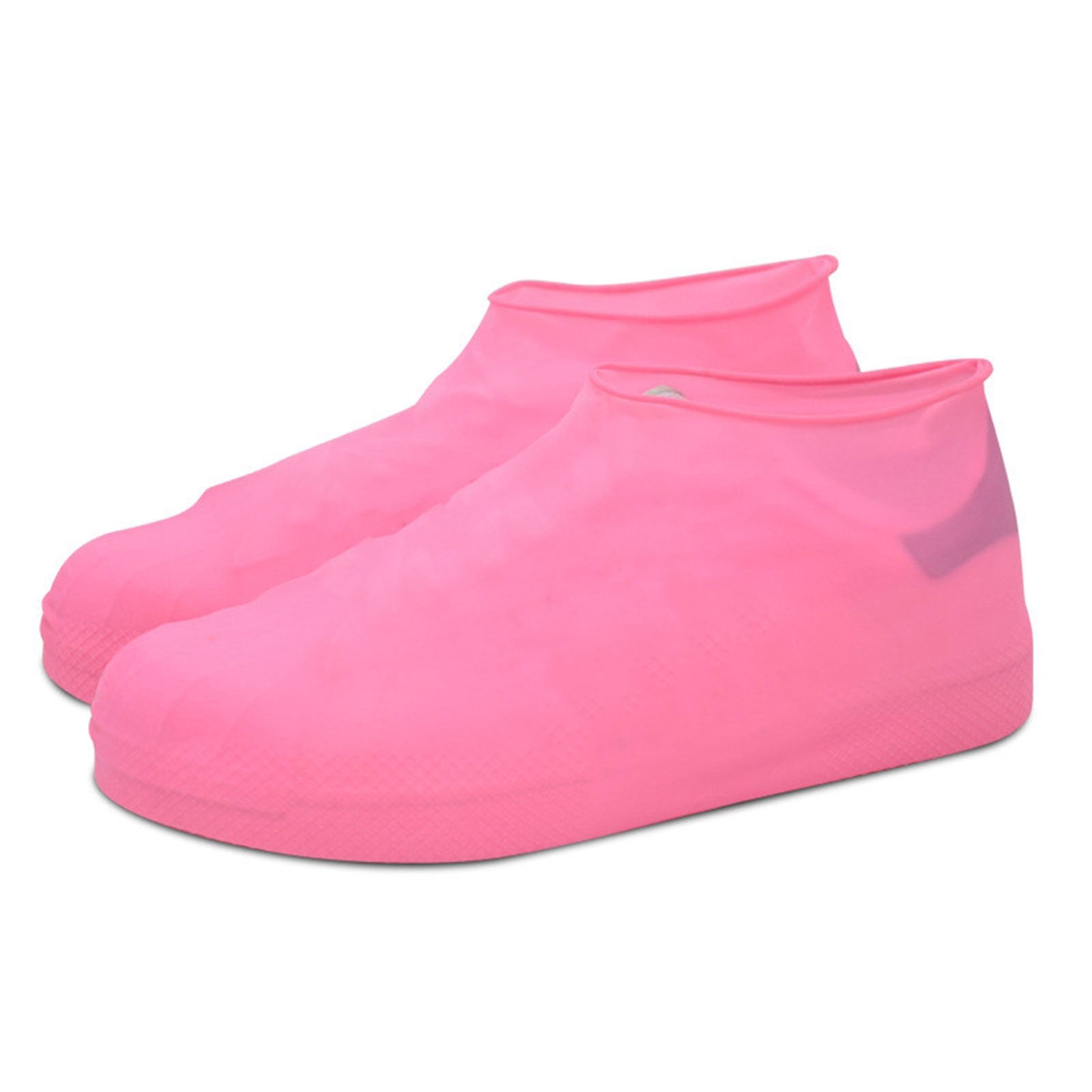 1Pair Reusable Waterproof Rain Shoe Covers Silicone Outdoor Rain Boot ...