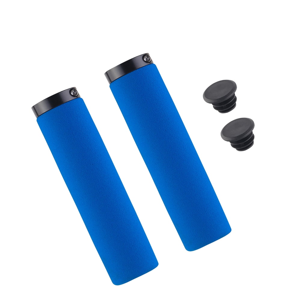 1Pair Shock Absorption Handle Rod Cover Replacement Soft Foam Bicycles Handlebars Grips Mountain ...