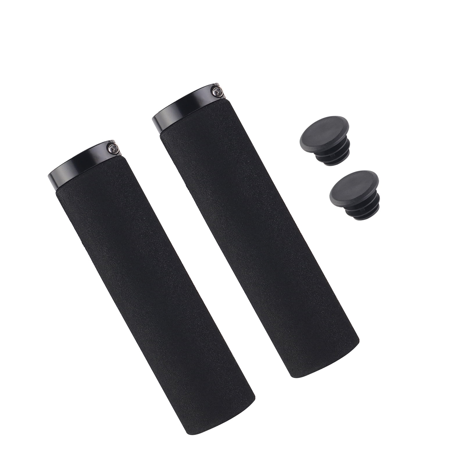 1Pair Soft Shock Absorption Handle Rod Cover Nonslip Foam Bike Handle ...