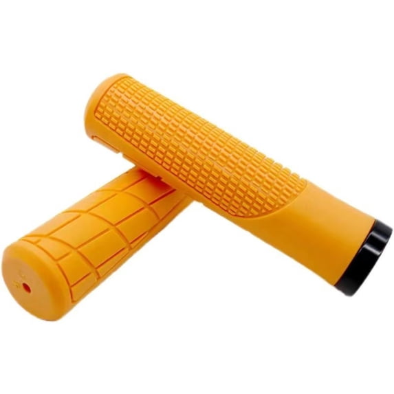 1Pair Soft Shock Absorption Rubber Bicycles Grips Dustproof Cycling ...