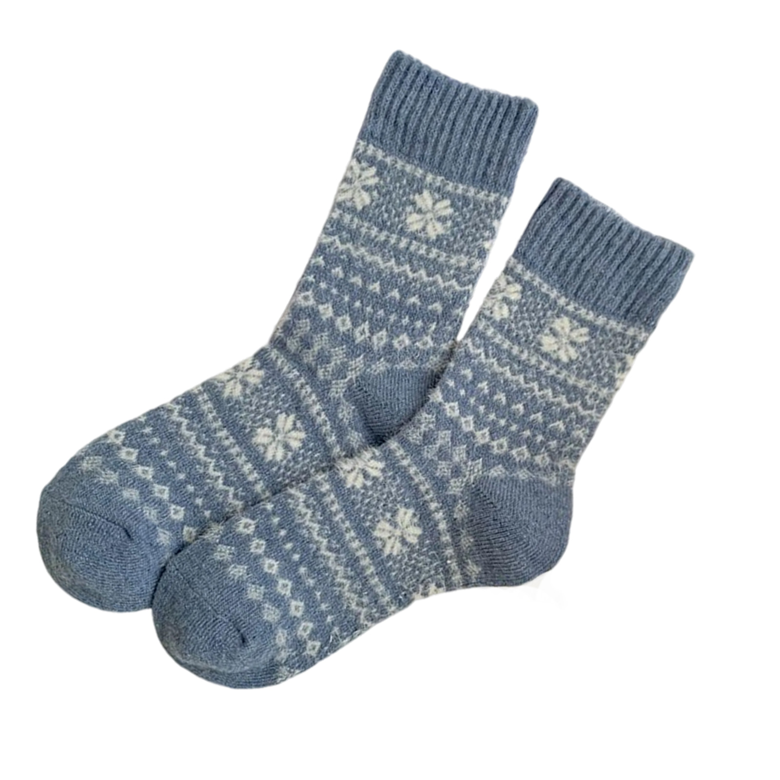 1Pair Soft Wool Socks Winter Warm Crews Socks Knitted Thick Ankle Sock ...