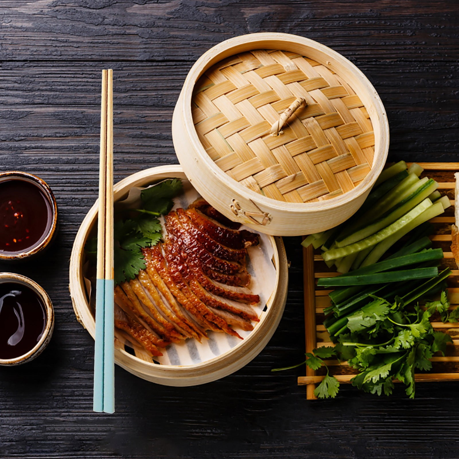 1Pair Stainless Steel Chopstick Lunch Tableware Travel Portable ...