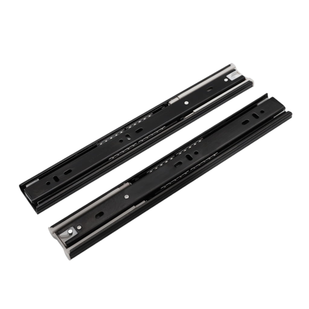 1Pair Stainless Steel Drawer Slides Soft Close Drawer Track Rail ...