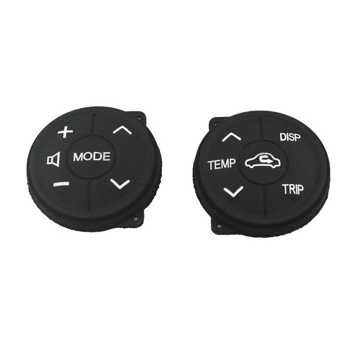 1Pair Steering Wheel Switch Buttons Controls Rubber Fit for Toyota ...