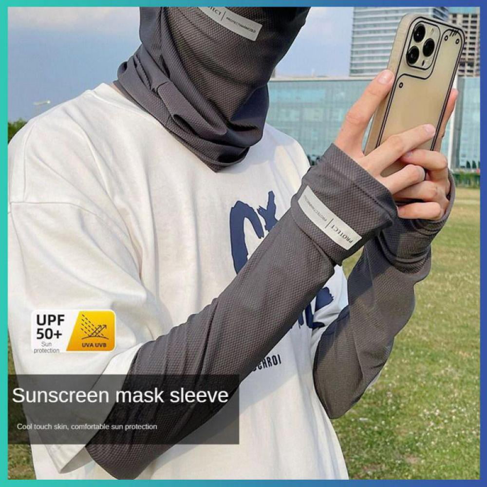 1Pair Sunscreen Sleeves Breathable UV Protection Cycling Mask Quick ...