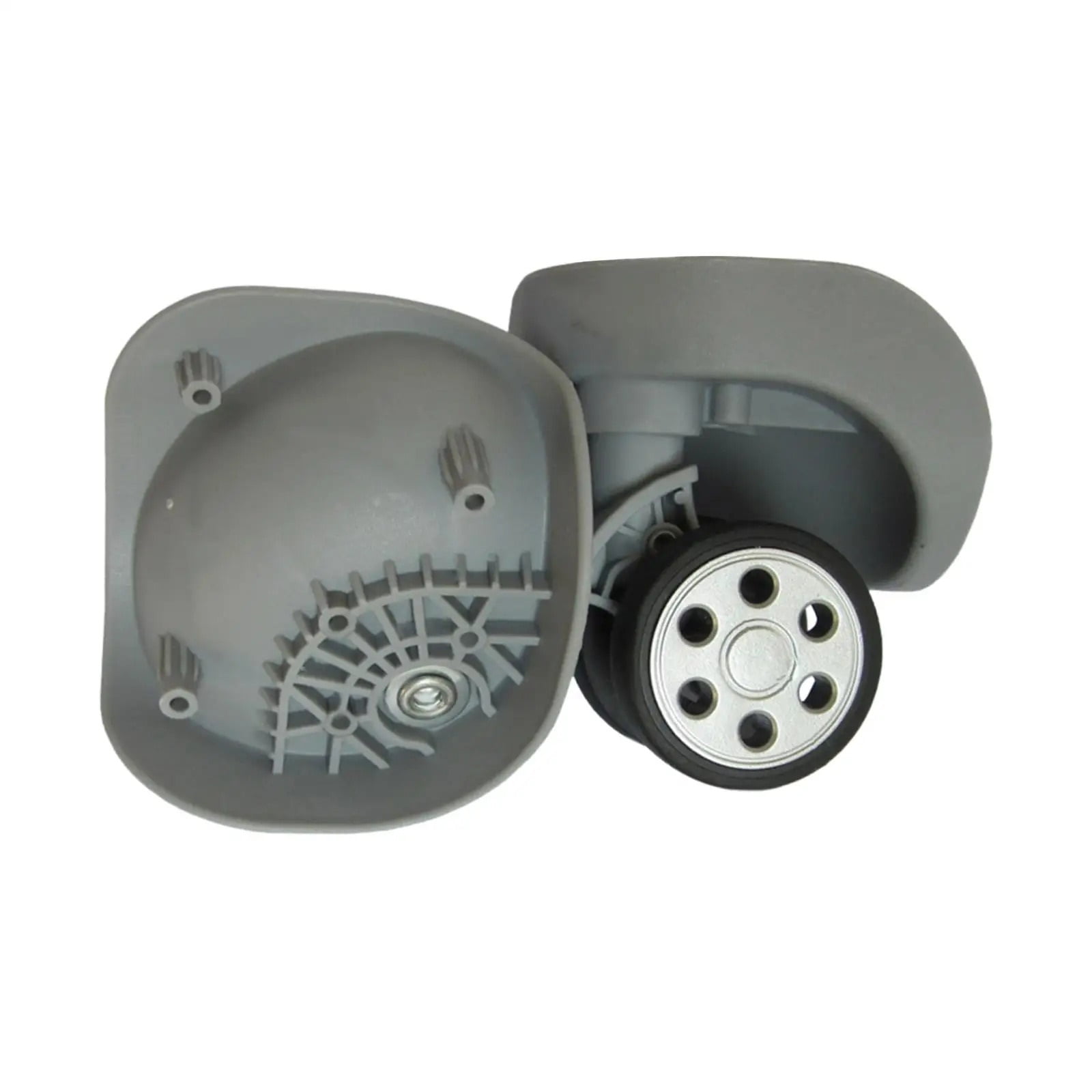 1Pair Travel Suitcase Wheels Trolley Casters 3.5inch Tall Sturdy DIY ...