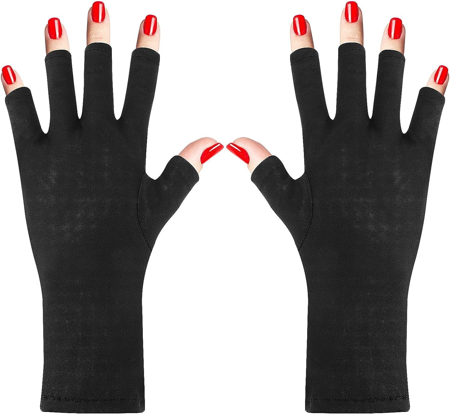 1Pair UV Gloves for Gel Nails, Gel Manicure Gloves Anti UV Gloves for ...