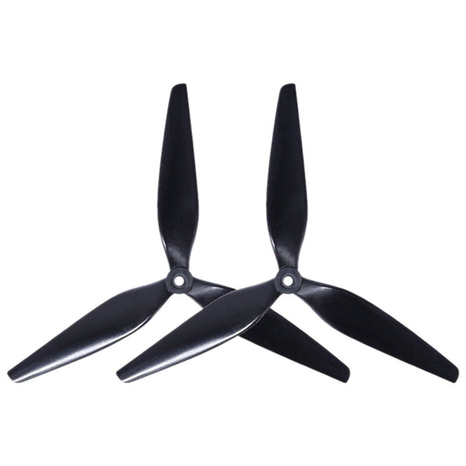1Pairs 9X4X3 Propeller 9inch 3 Blades CCW+CW Propeller X8 Paddle Black ...