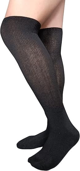 1Pairs Extra Wide Socks for Diabetic Swollen Feet,Walking Boot Cast ...