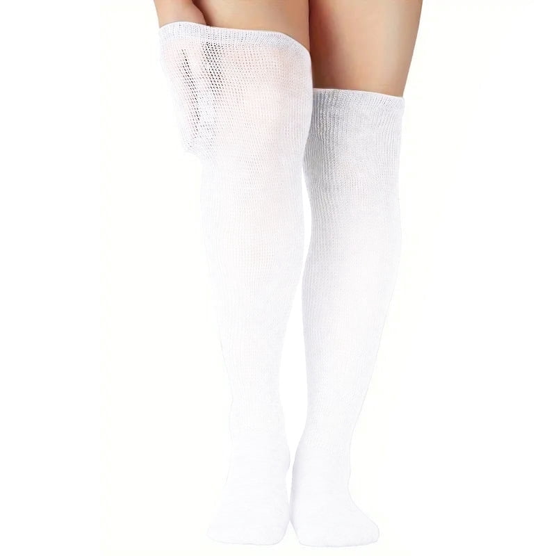 1Pairs Extra Wide Socks for Diabetic Swollen Feet,Walking Boot Cast ...