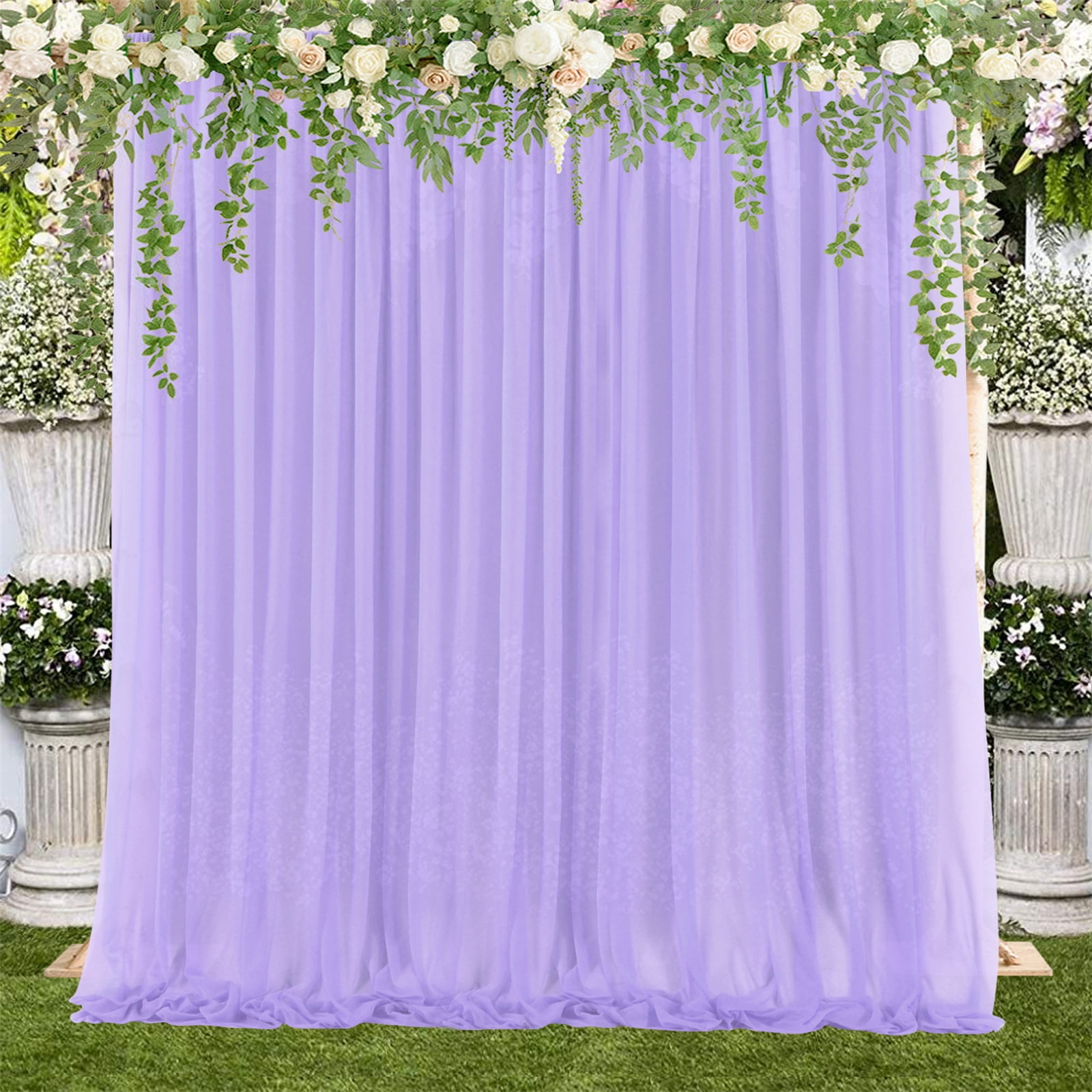 1Panel Net Gauze Shade Wedding Photo Prop Curtain Home Decor ...