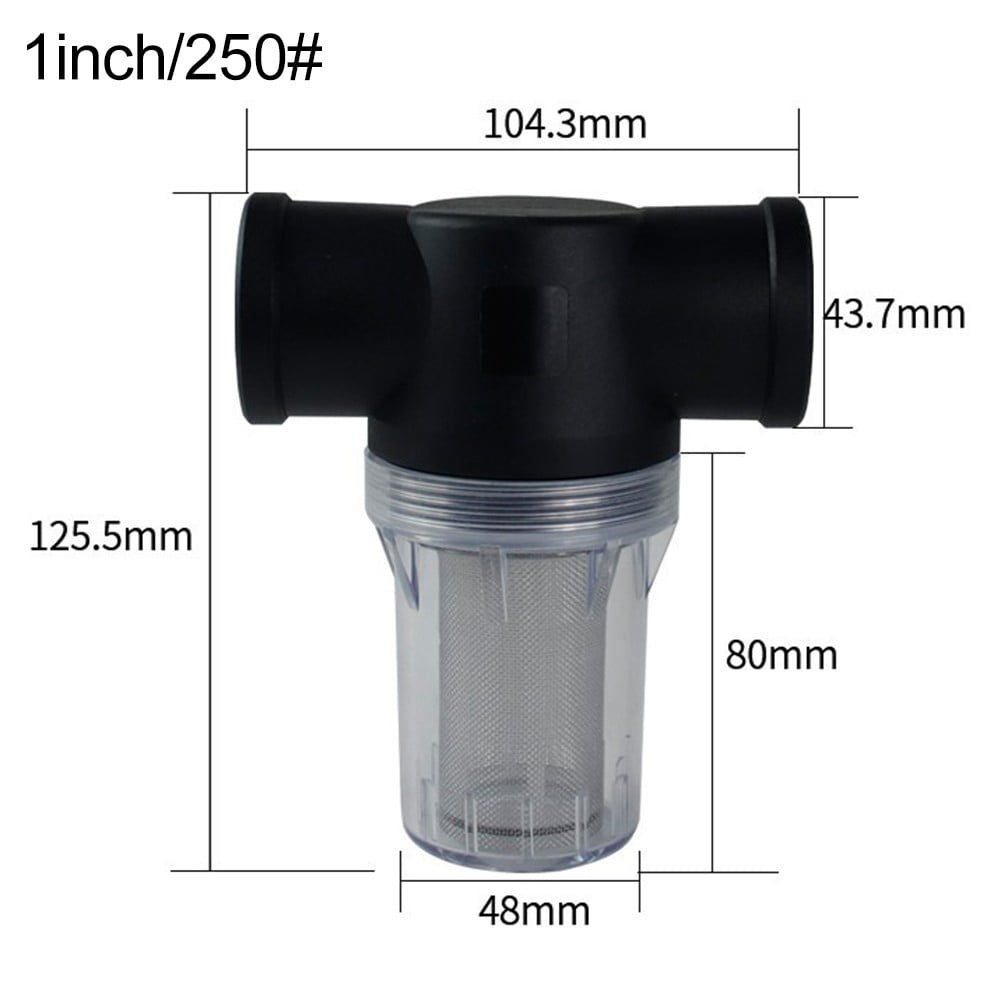 1Pc 1/2" 3/4" 1" Water Pump Strainer Filter With 250 Mesh Filter Screen ...