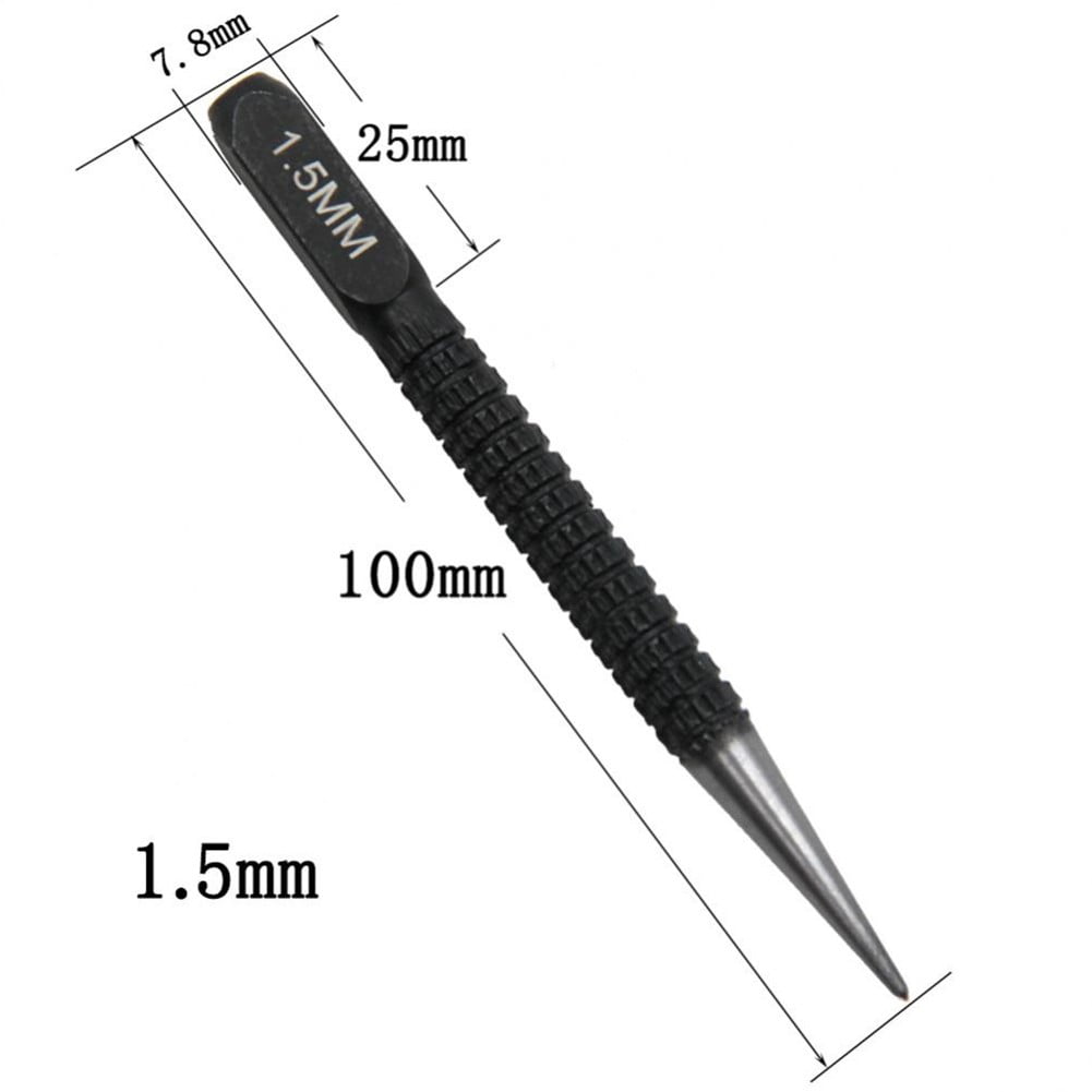 KAJOVE 3/1pcs Center Punch 1.5mm/2mm/3mm Alloy Steel Center Punch Metal ...