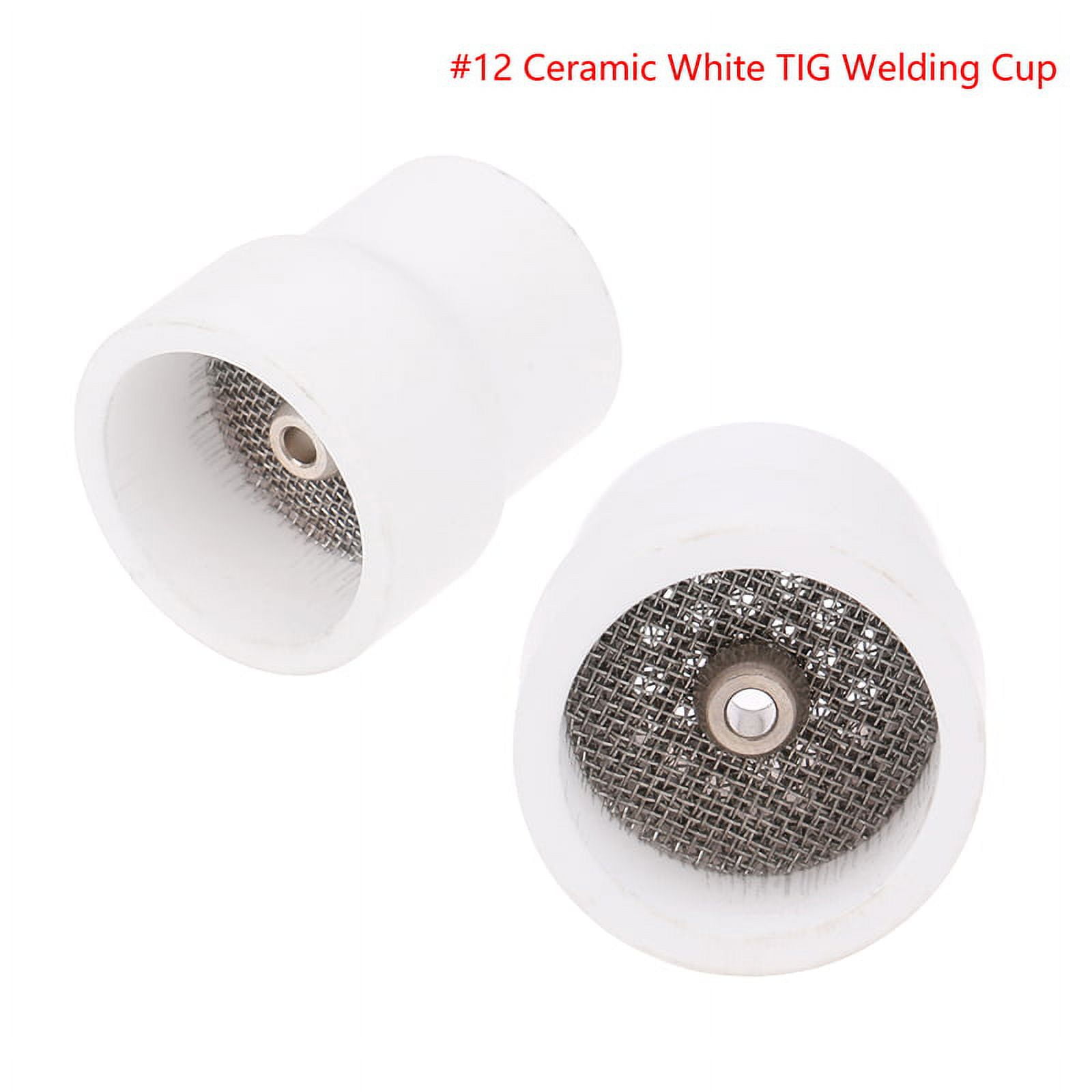 1Pc 12# White Ceramic Nozzle Alumina Cup For WP9/20/17/18/26 Tig ...