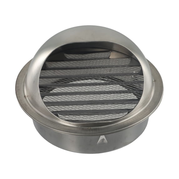 1Pc 150Mm Stainless Steel Bull Nose Round External Wall Vent Outlet For ...
