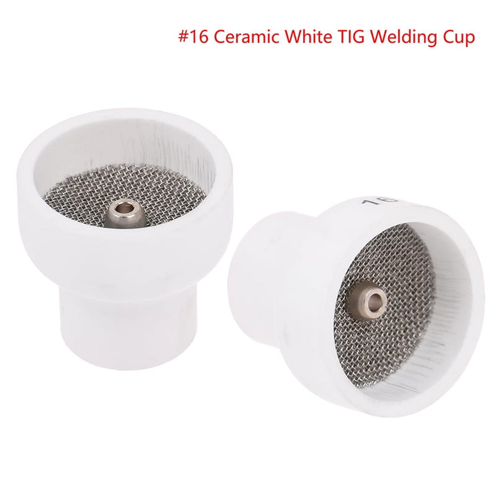1Pc 16# White Ceramic Nozzle Alumina Cup For WP9/20/17/18/26 Tig ...