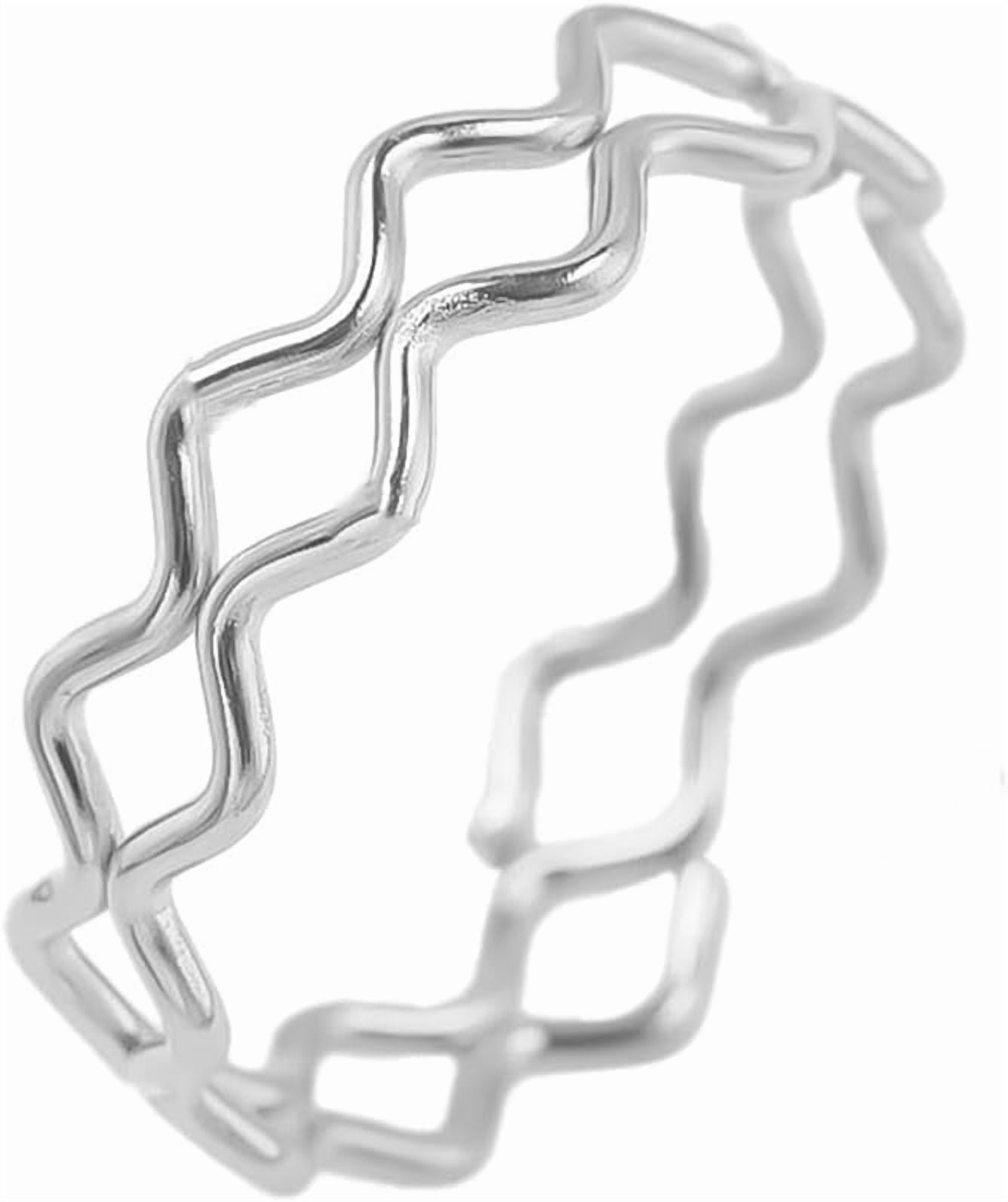 1Pc 17mm Hollow Knuckle Rings Jewelry Stackable Ring Finger Rings for ...