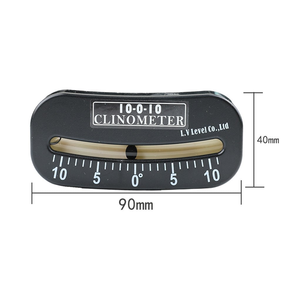 1Pc 2.75 Inches Abs Portable High-Resolution Inclinometer Tiltmeter ...