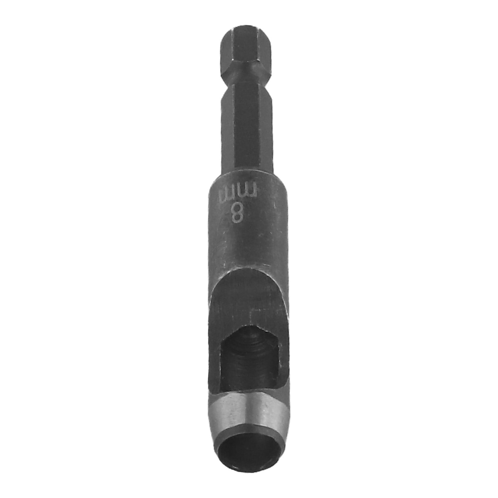 1Pc 2Mm-25Mm Leather Hole Punch Hex Shank Carbon Steel Adapter Electric ...