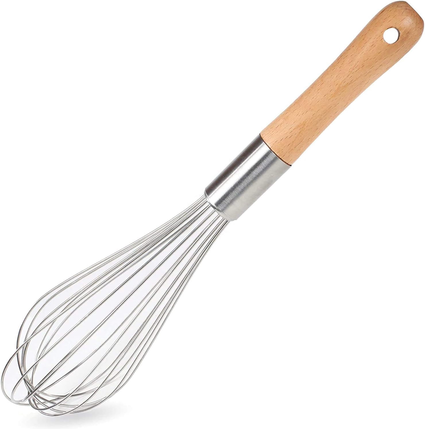 1Pc/2Pcs/3Pcs Classic Stainless Steel Wooden Handle Whisk | Perfect ...
