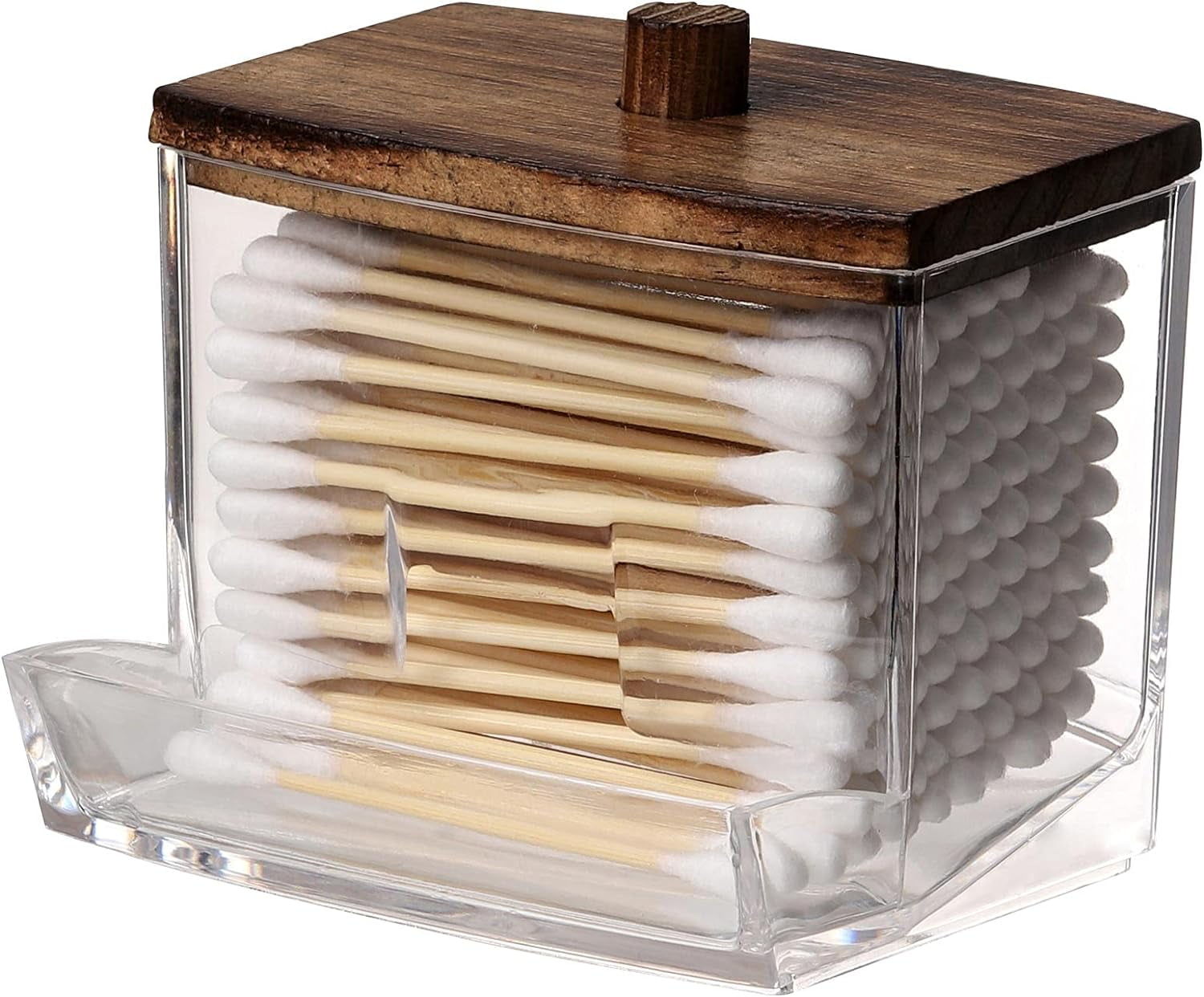 1Pc/2Pcs 7oz Cotton Swab Pads Holder, Q-tip Cotton Ball Dispenser ...