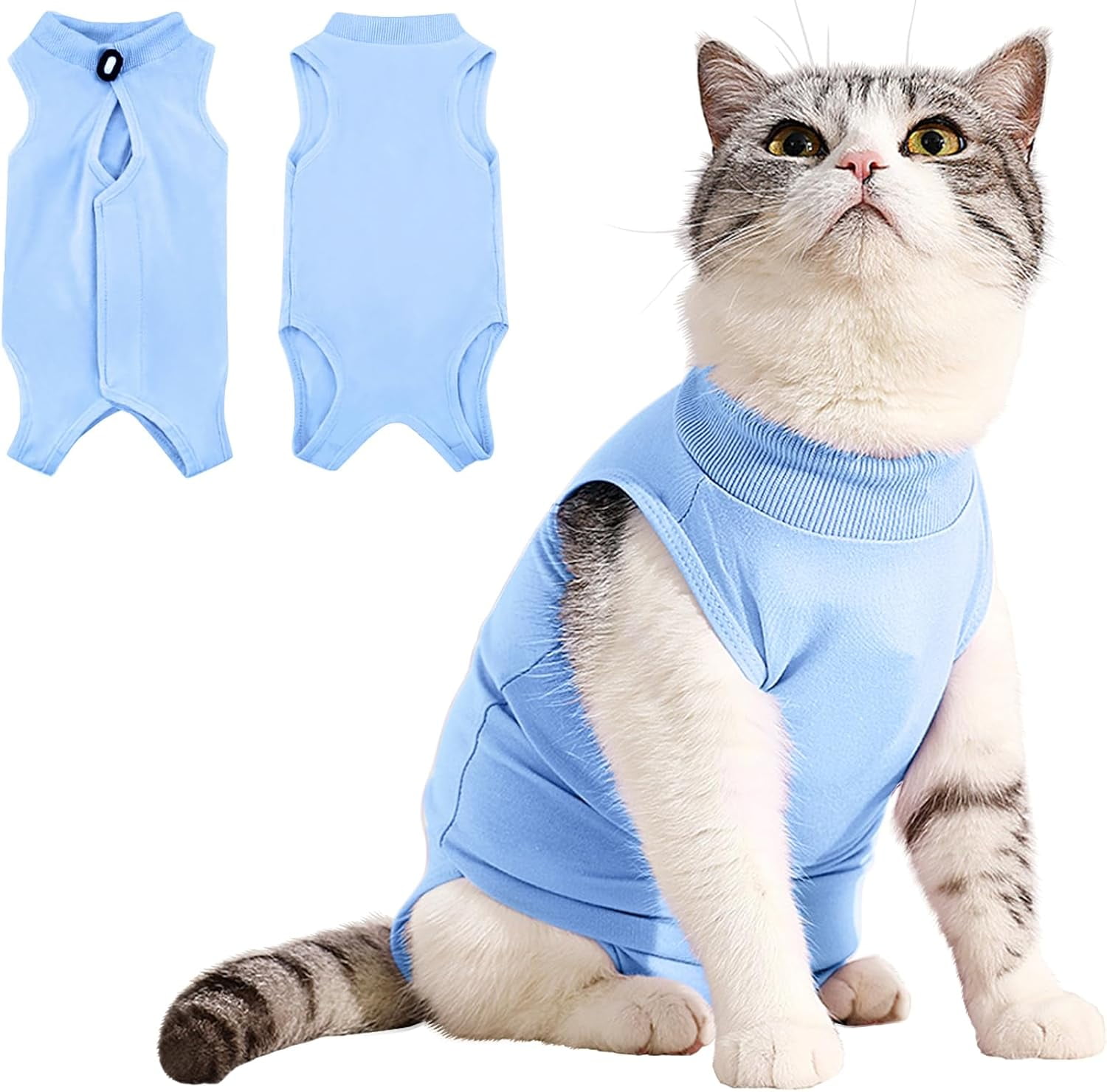 1Pc/2Pcs Cat Surgery Recovery Suit Cat Onesie for Cats After Surgery ...