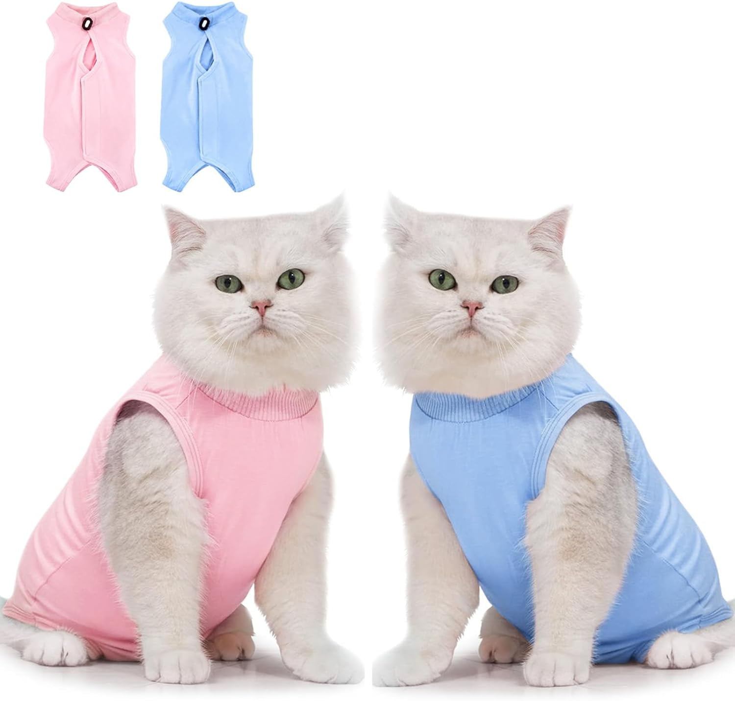 1Pc/2Pcs Cat Surgery Recovery Suit Cat Onesie for Cats After Surgery ...