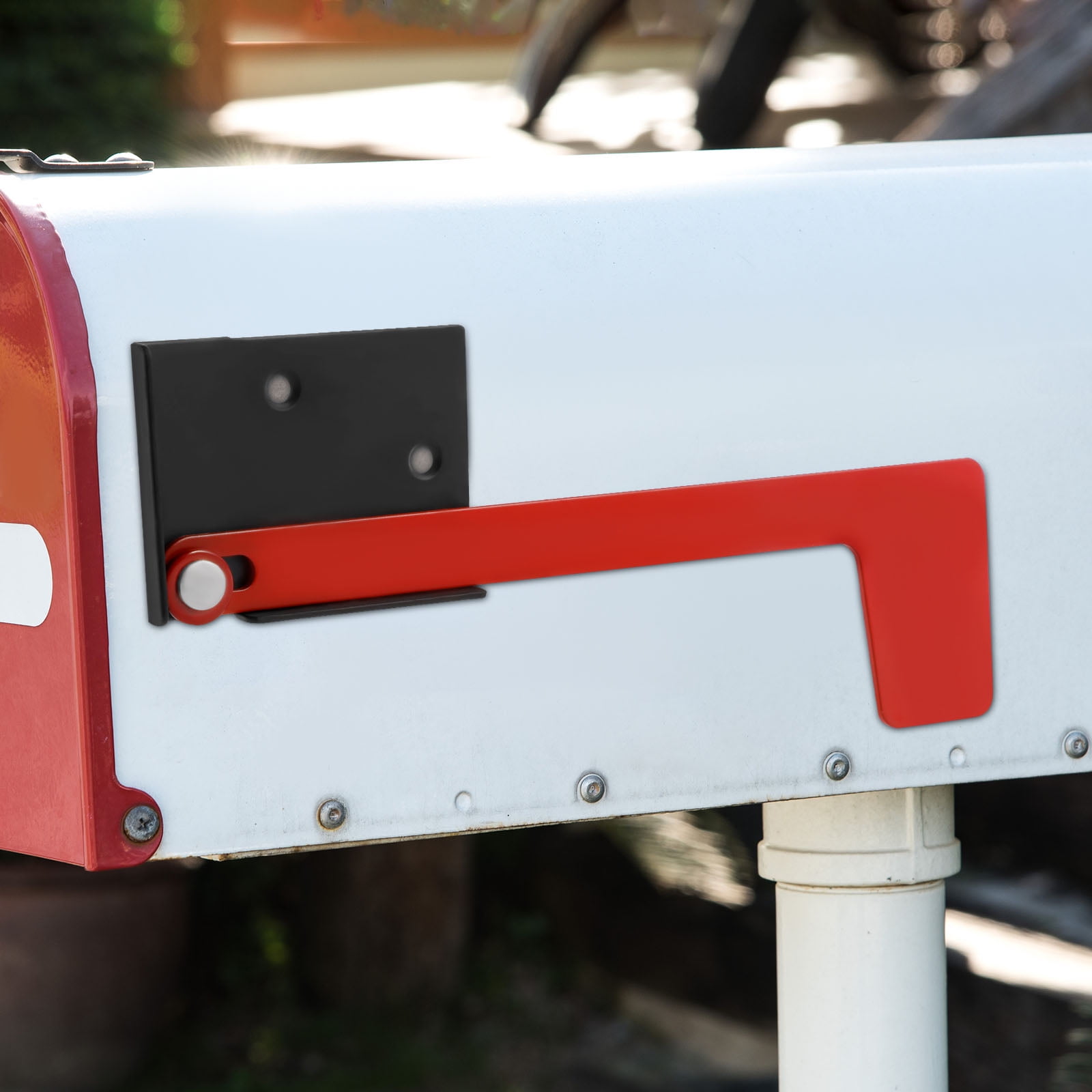 1Pc/2Pcs Mailbox Flag Replacement Kit Red Metal Outgoing Mailbox Flag ...