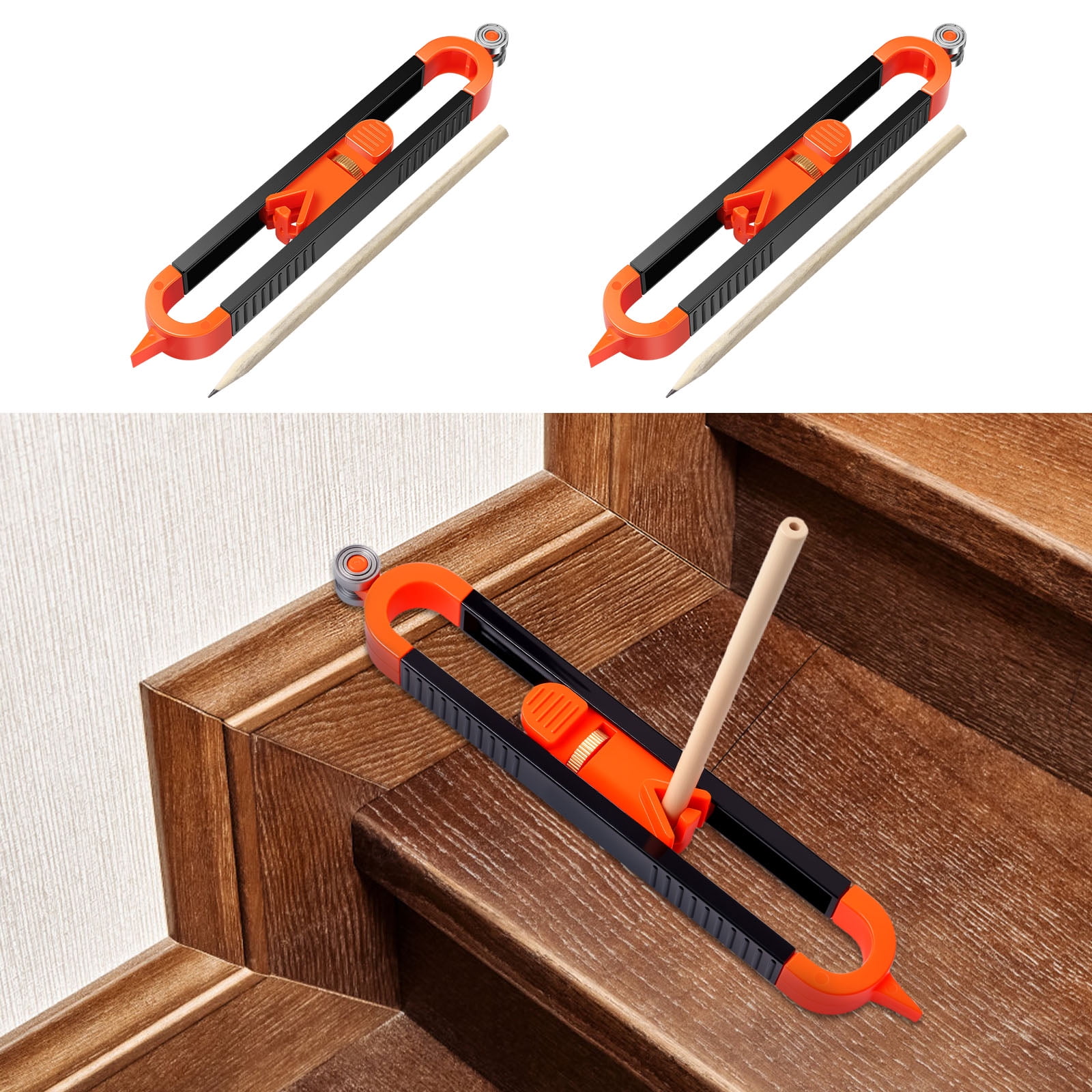 1Pc/2Pcs Precise Contour Scribe Tool Adjustable Contour Gauge Scribe ...