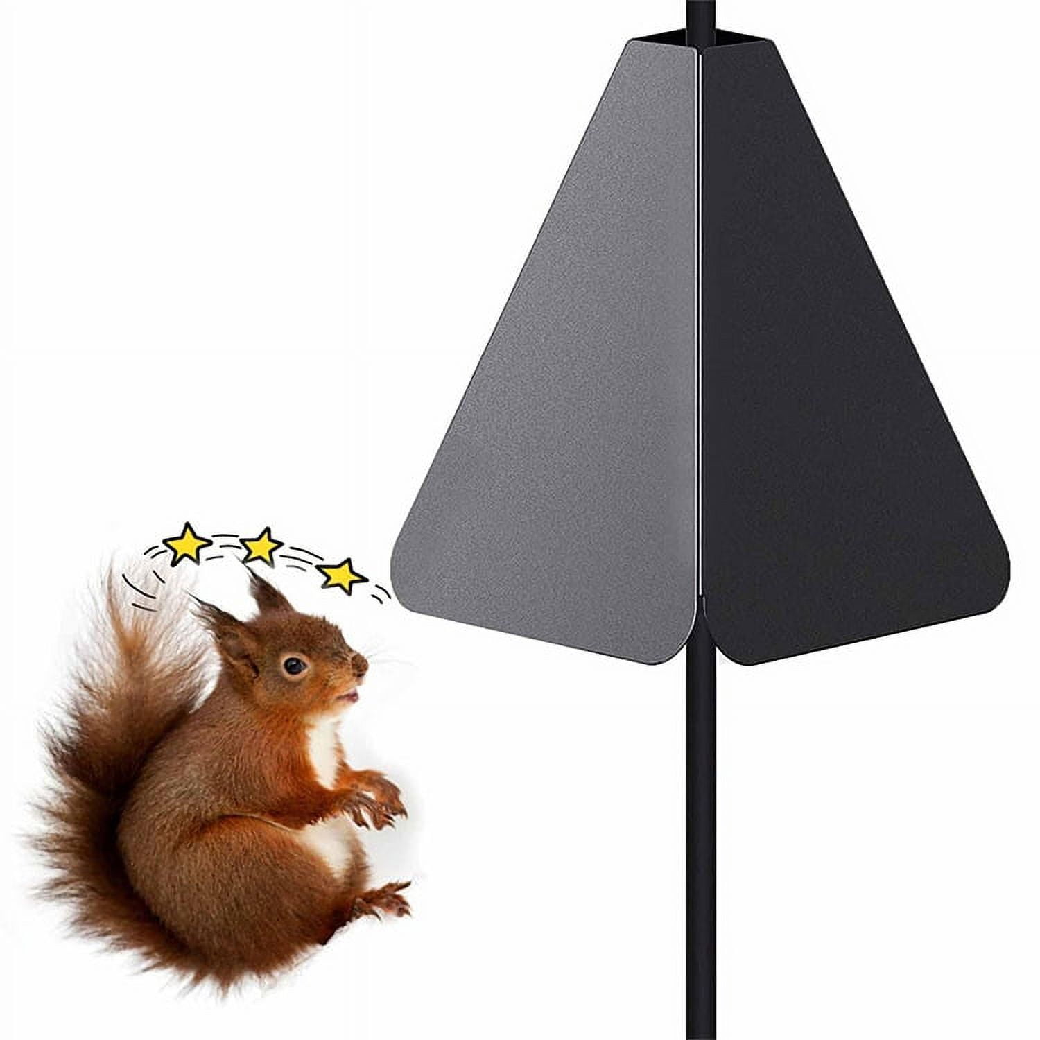1Pc/2Pcs Squirrel Baffle, Square Plastic/Metal Squirrel Baffle for Bird ...