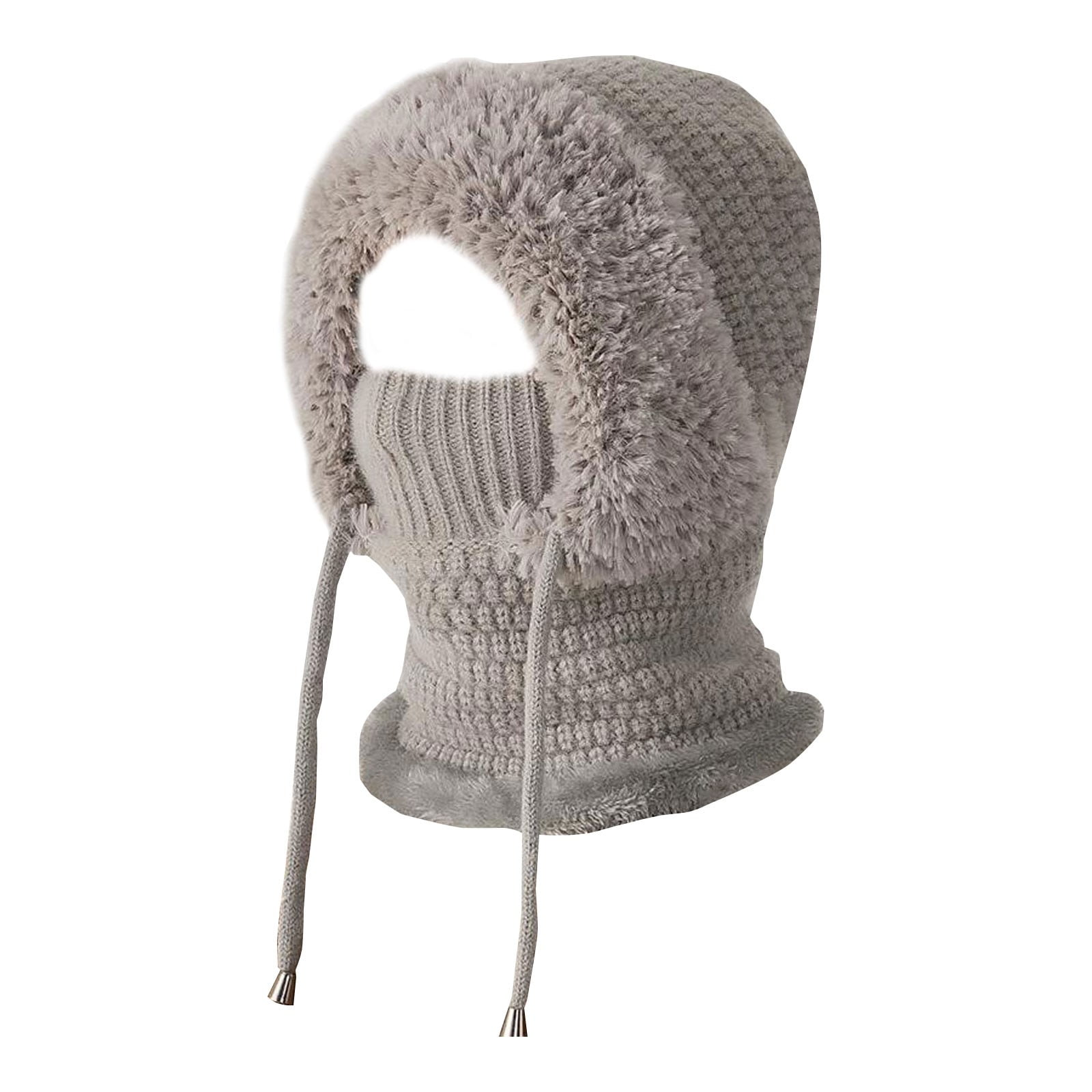 1Pc 3 in 1 Beanie Hat with Scarf and Mask,Women's Outdoors Ski ...