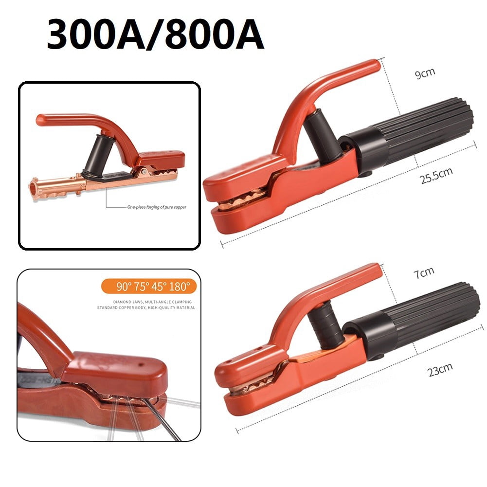 1Pc 300A/800A Welding Electrode Holder Welder Electrodes Clamp Highly ...