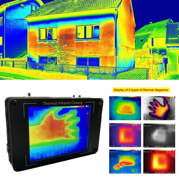 1pc 320*240 Pixels 3.2\\\\\\\" LCD Digital Infrared Thermal Imaging ...