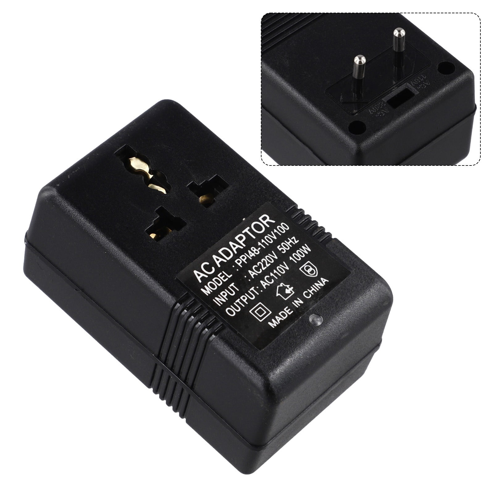 1Pc 35W Voltage Converter Ac 220V To 110V Transformer Step-Down Plug ...