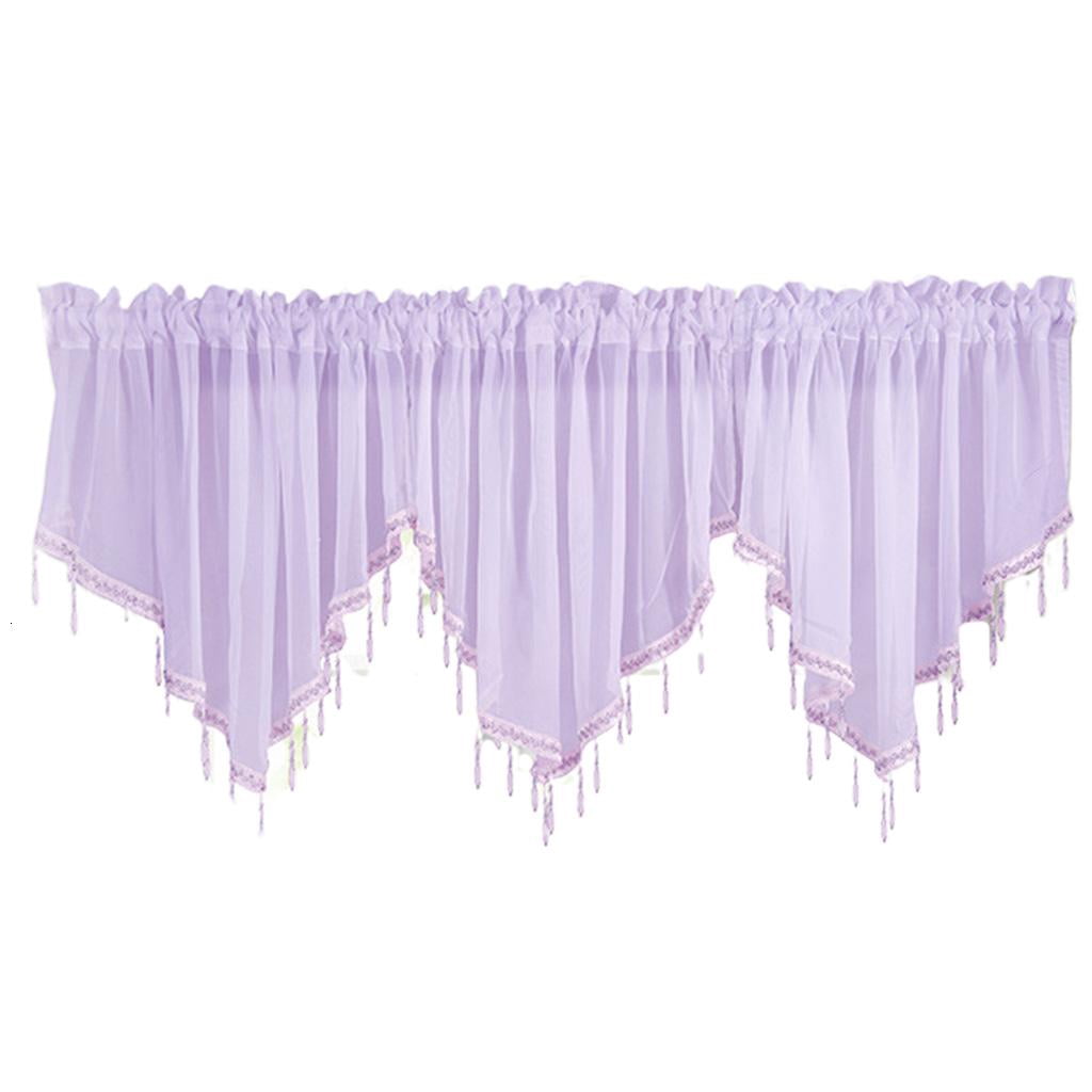 1Pc/3Pcs Sweet Candy Color Sheer Tulle for Triangle Valance Faux ...