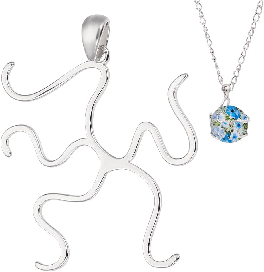 1Pc 5 Claw Pendant Setting Sterling Silver Claw Prong Blank Pendant ...