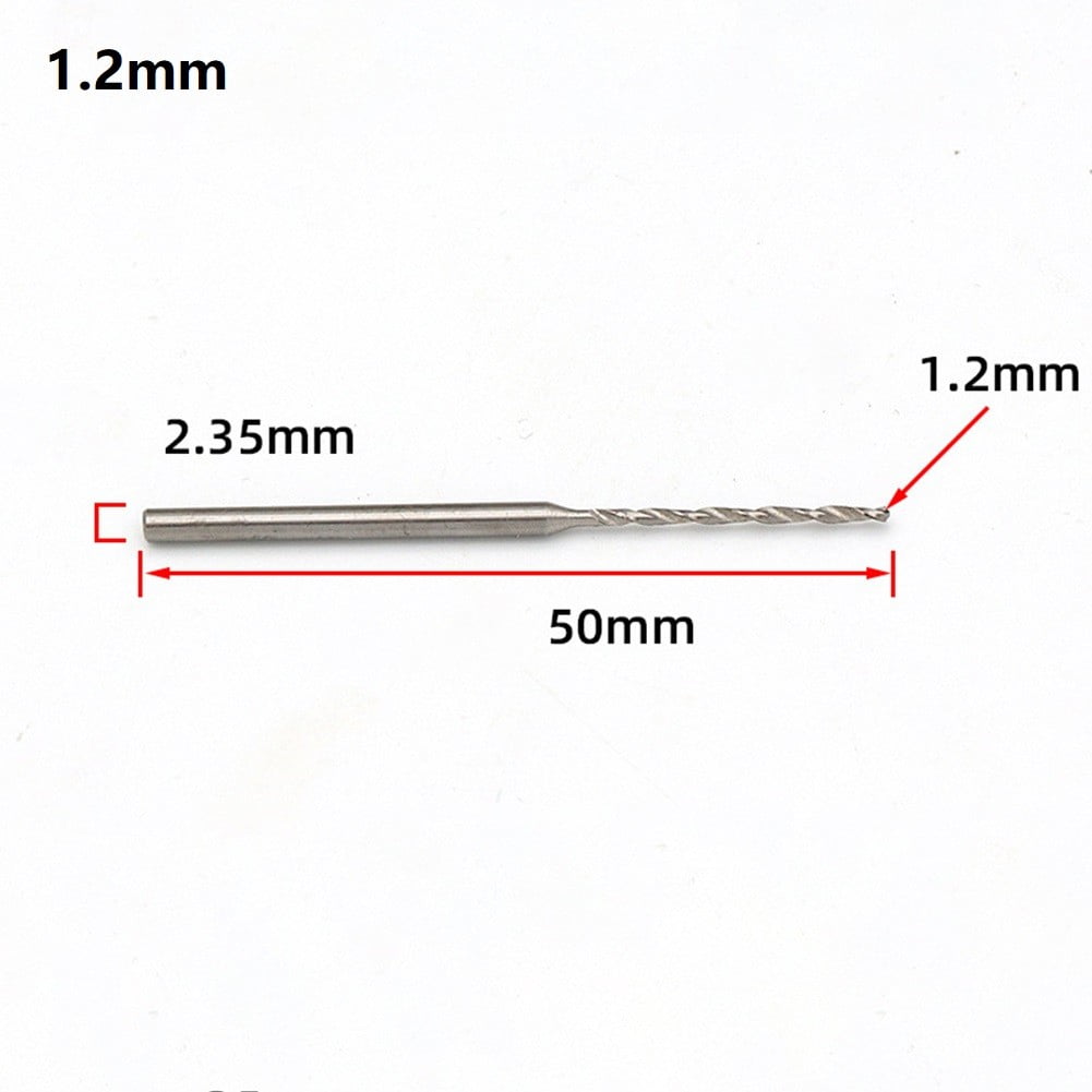 1Pc 50MM Extra Long Hss Straight Shank Drill Bit 0.8-2MM High Speed ...