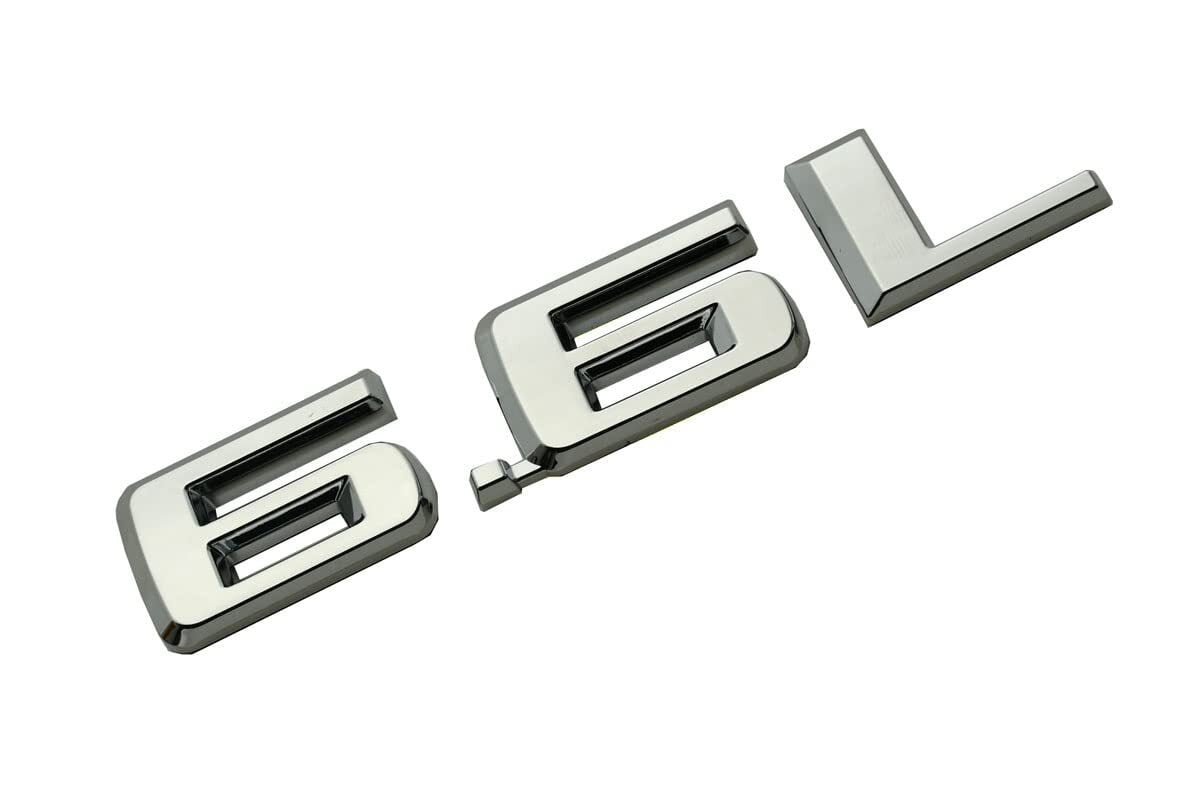 1Pc 6.6L L8T V8 Hood Liter Gas Emblem Engine Badge 6.6L Logo Sticker ...
