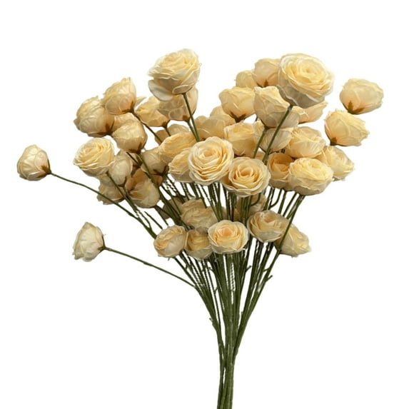 1Pc 6-Heads Artificial Rose Flowers,Realistic Faux Rose Bunch,Fake ...